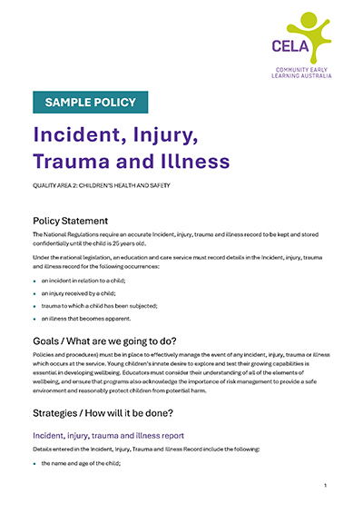 CELA publications inform and inspire the early childhood education and care sector - CELA